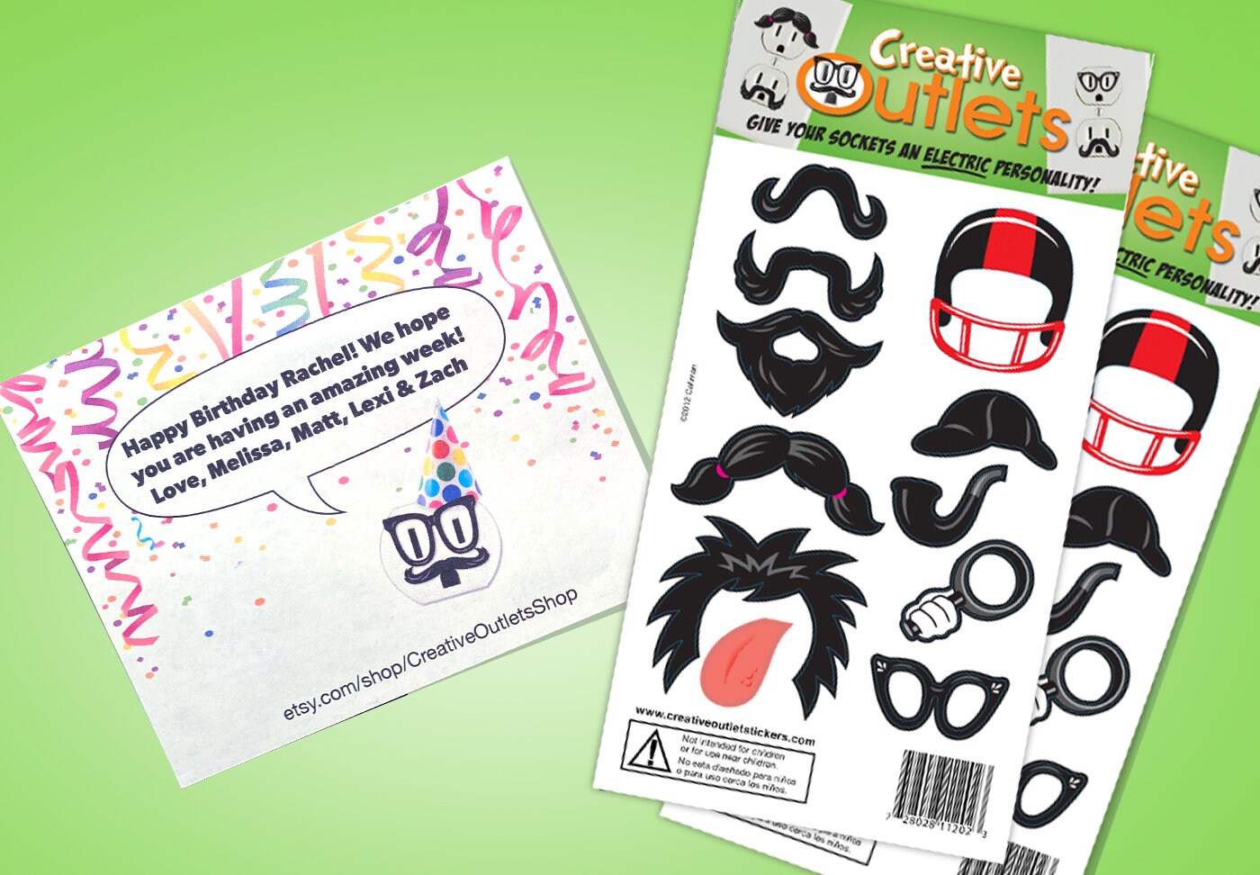 Creative Outlet Stickers Series 2 - Etsy