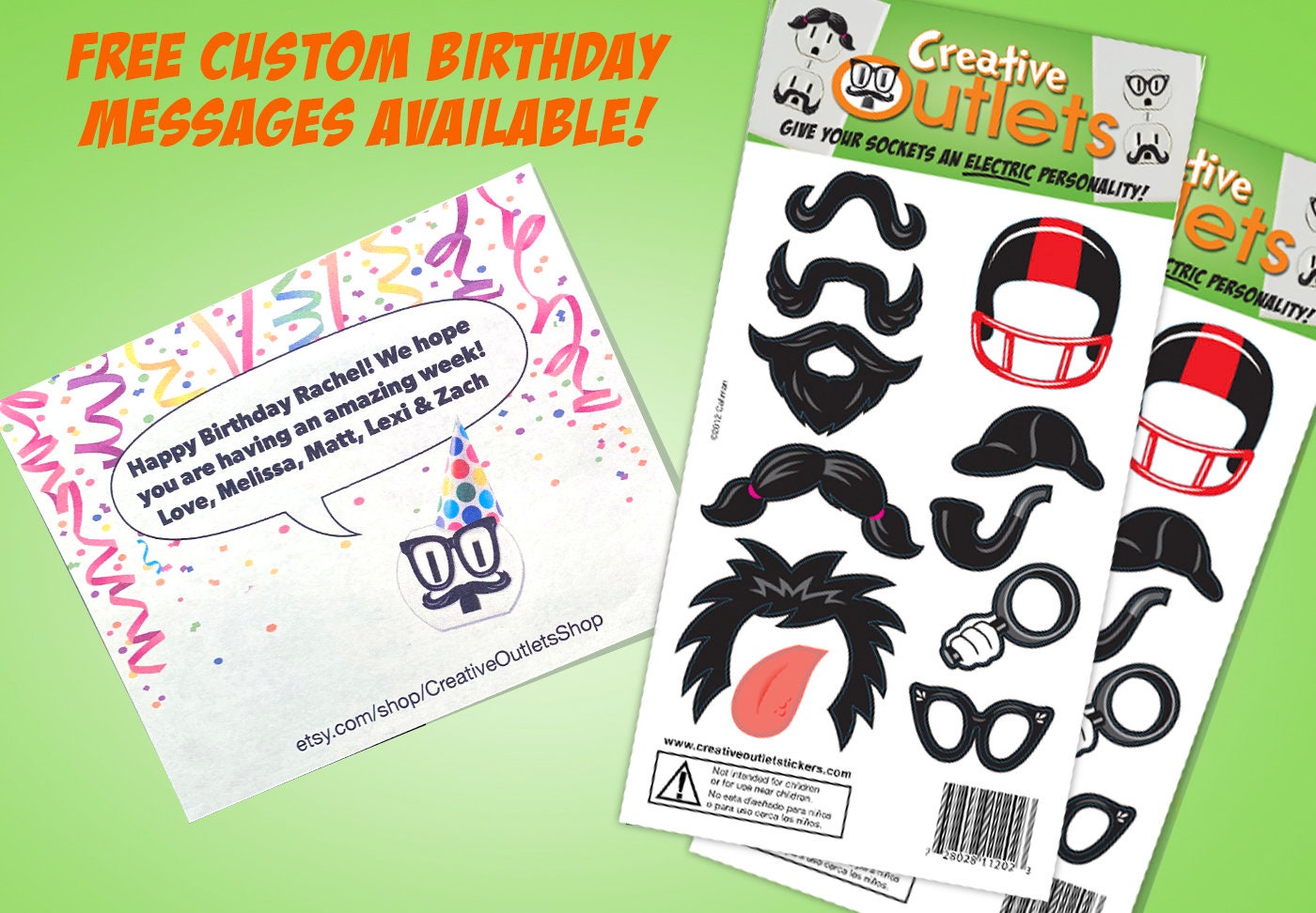 Creative Outlet Stickers Series 2 - Etsy