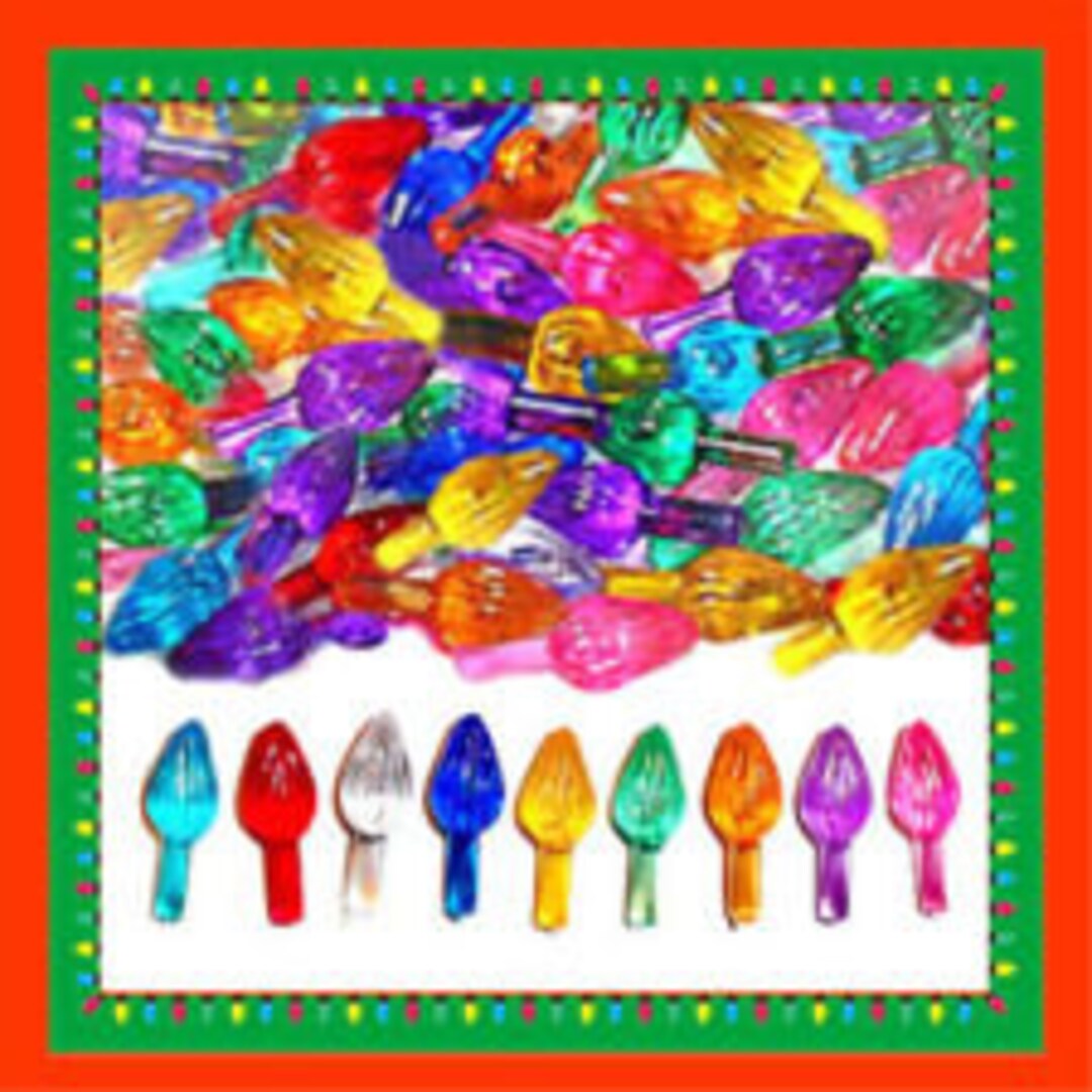 100 Ceramic Christmas Tree Lights - Etsy