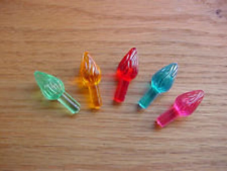 100 Small Twist Ceramic Christmas Tree Lights. - Etsy