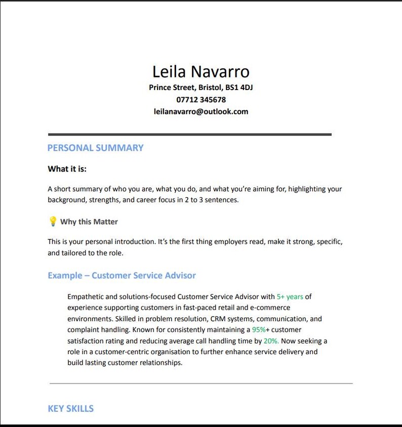 Editable Modern CV TEMPLATE for Microsoft Word Professional Resume ...