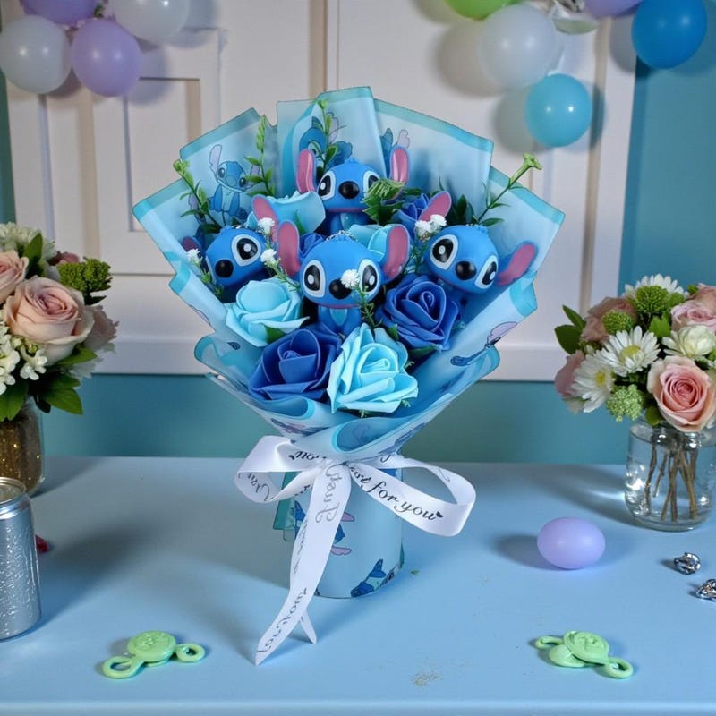 Stitch Plush Bouquet - Etsy UK