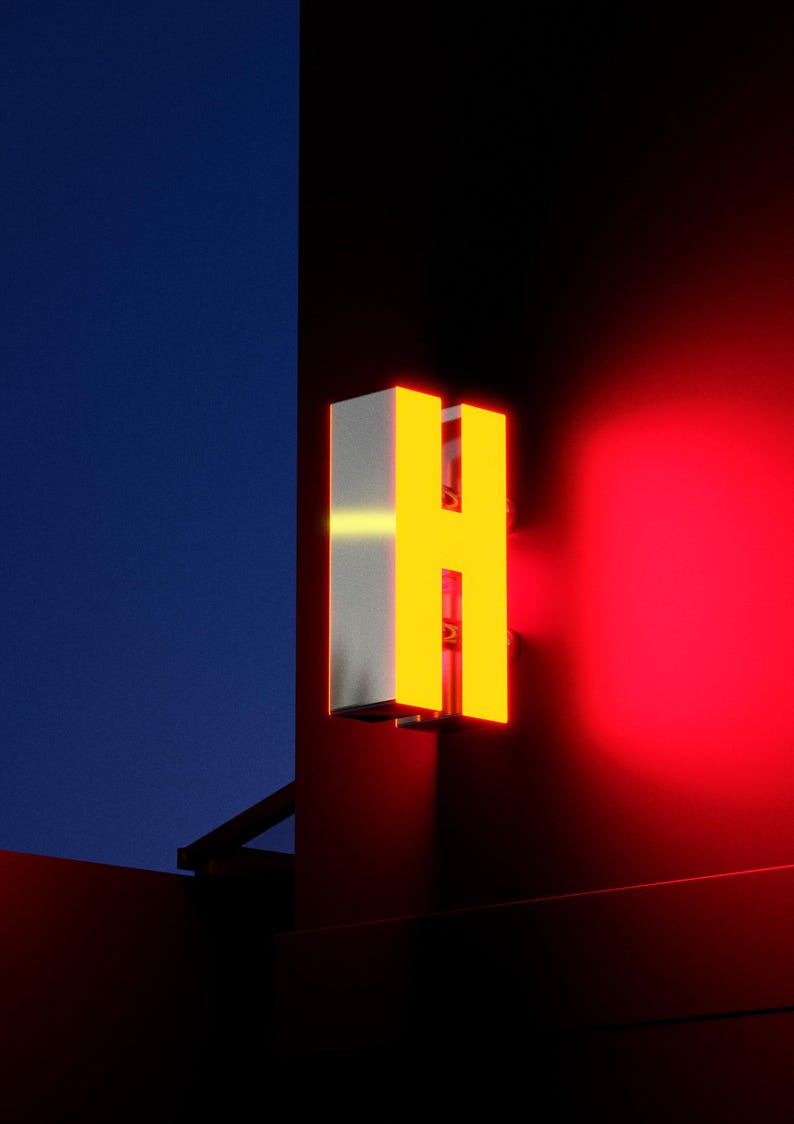 Custom 3D LED Channel Letter Sign – Lighted Business Signage - Sign - Etsy