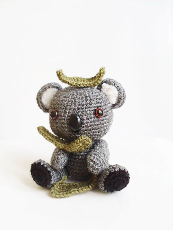PATTERN : Koala With Eucalyptus Leaves - Etsy Canada