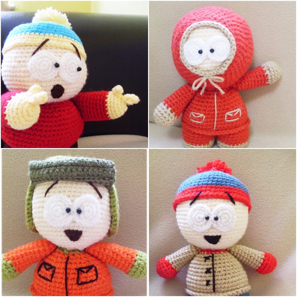 PATTERN : Cartman Crochet Doll - Etsy