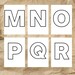Alphabet Uppercase A to Z - Printable | Outline Letters | Learning ...