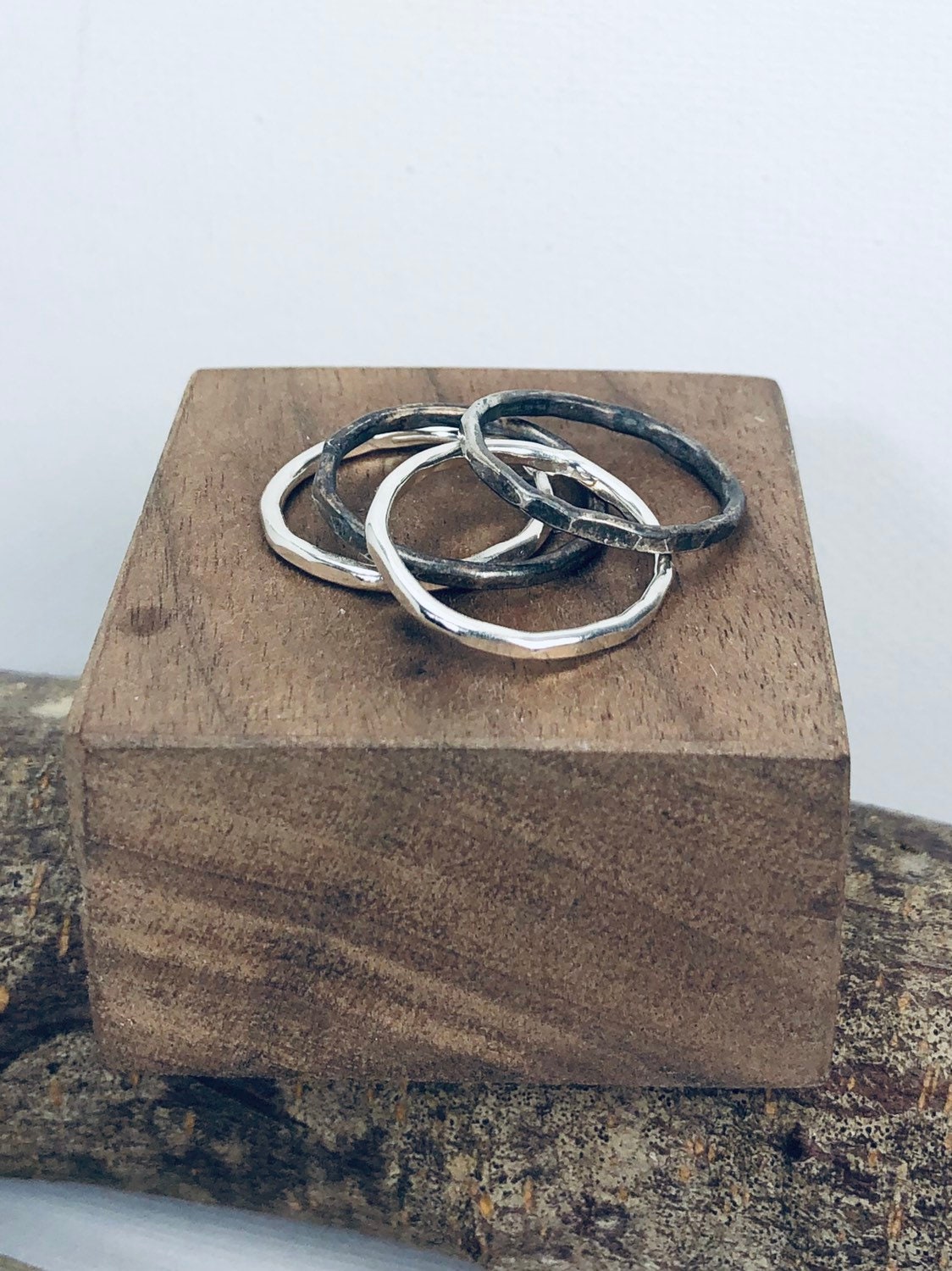 Stacking Rings Silver Rings Silver Stacking Rings Simple Rings - Etsy
