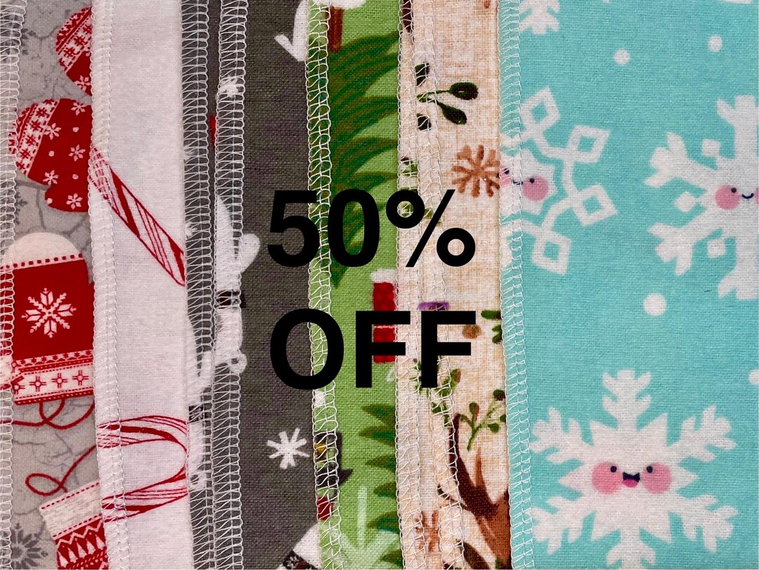 Handmade 100% Cotton Flannel Towels. Reusable Paper Towel.un-paper ...
