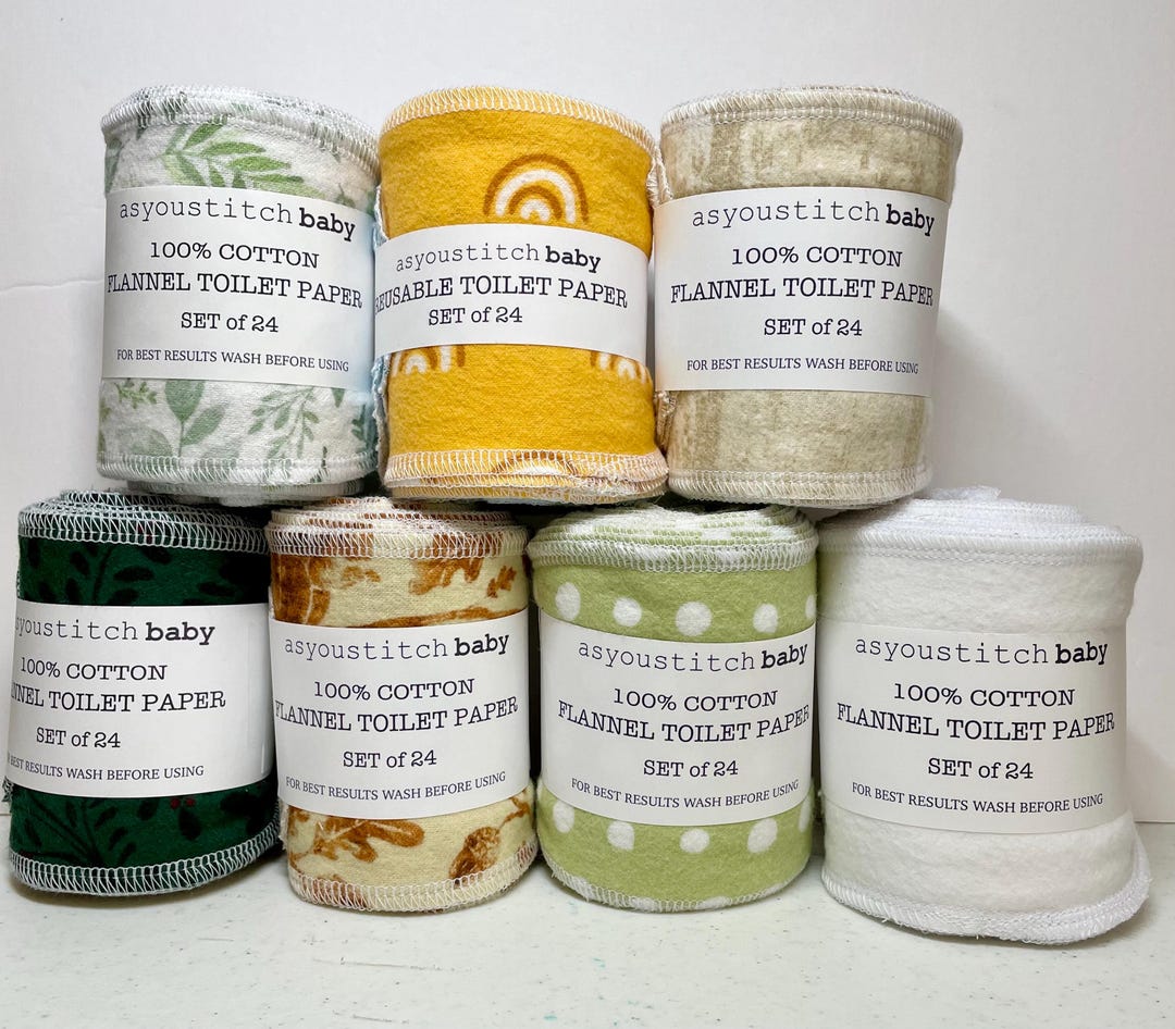 Reusable Toilet Paper. Un-toilet Paper. Family Cloths. Bidet Wipes. 1 ...