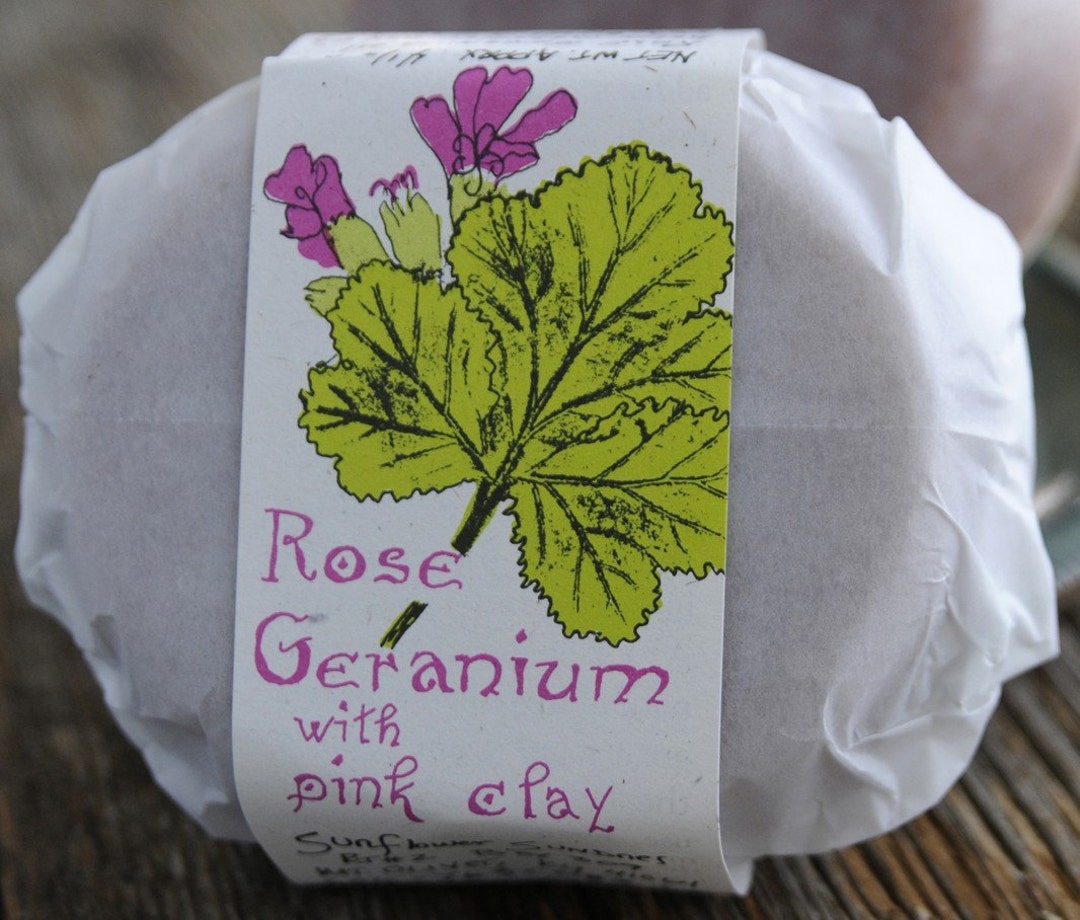 Rose Geranium Tallow Soap Grass Fed Beef | Homemade Farmhouse Unique ...