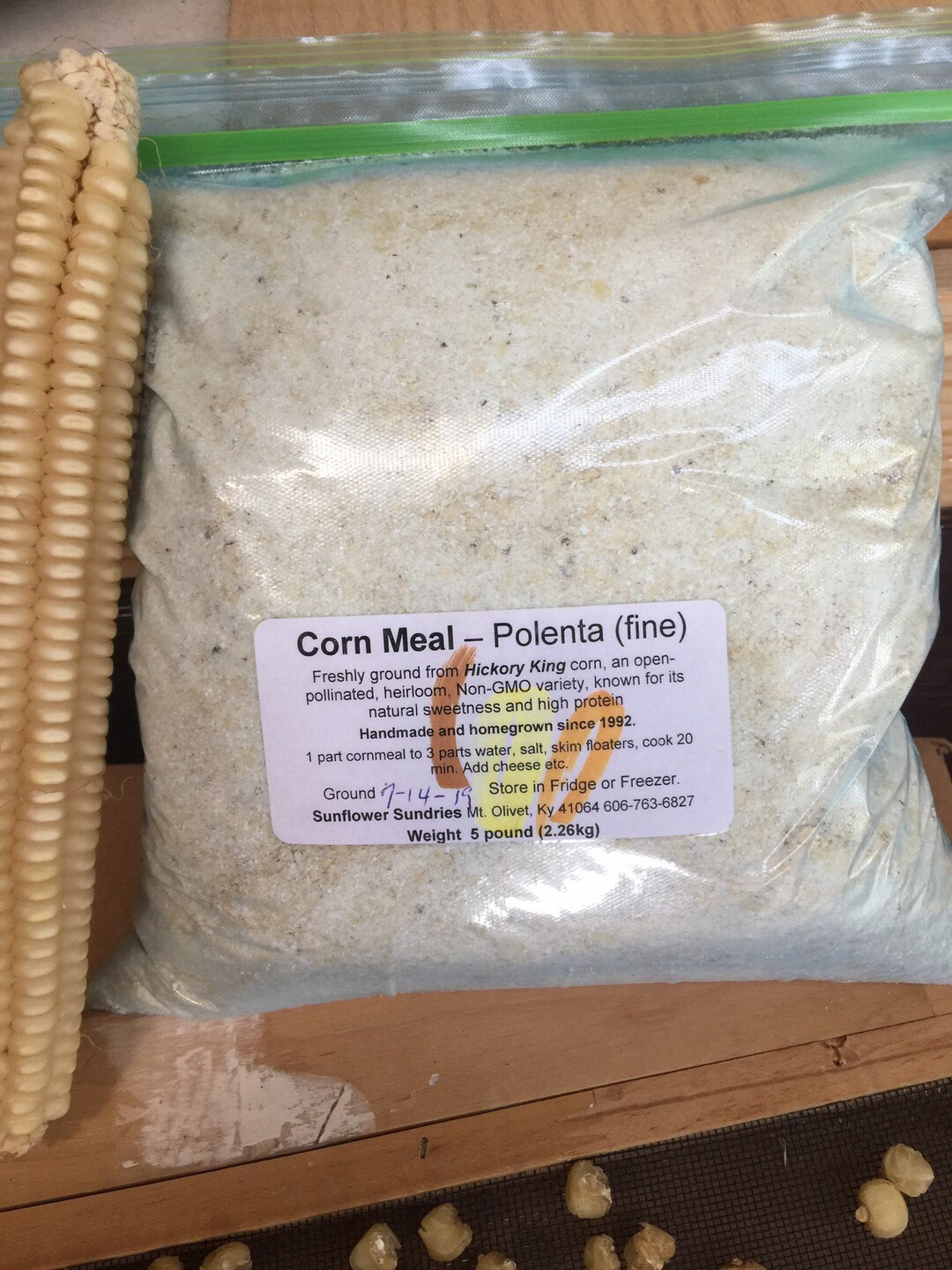 Hickory King Cornmeal – Heirloom Polenta, Gluten-free (5 Lbs) - Etsy