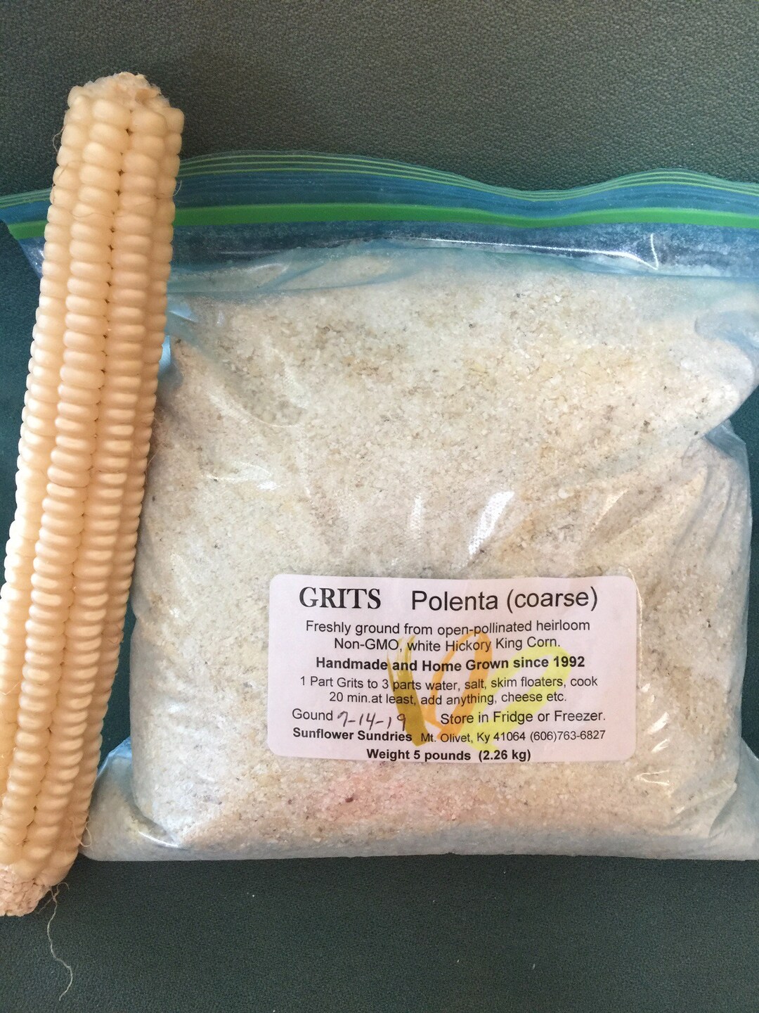 Hickory King Corn Grits – Coarse Heirloom Polenta, 5 Lbs - Etsy