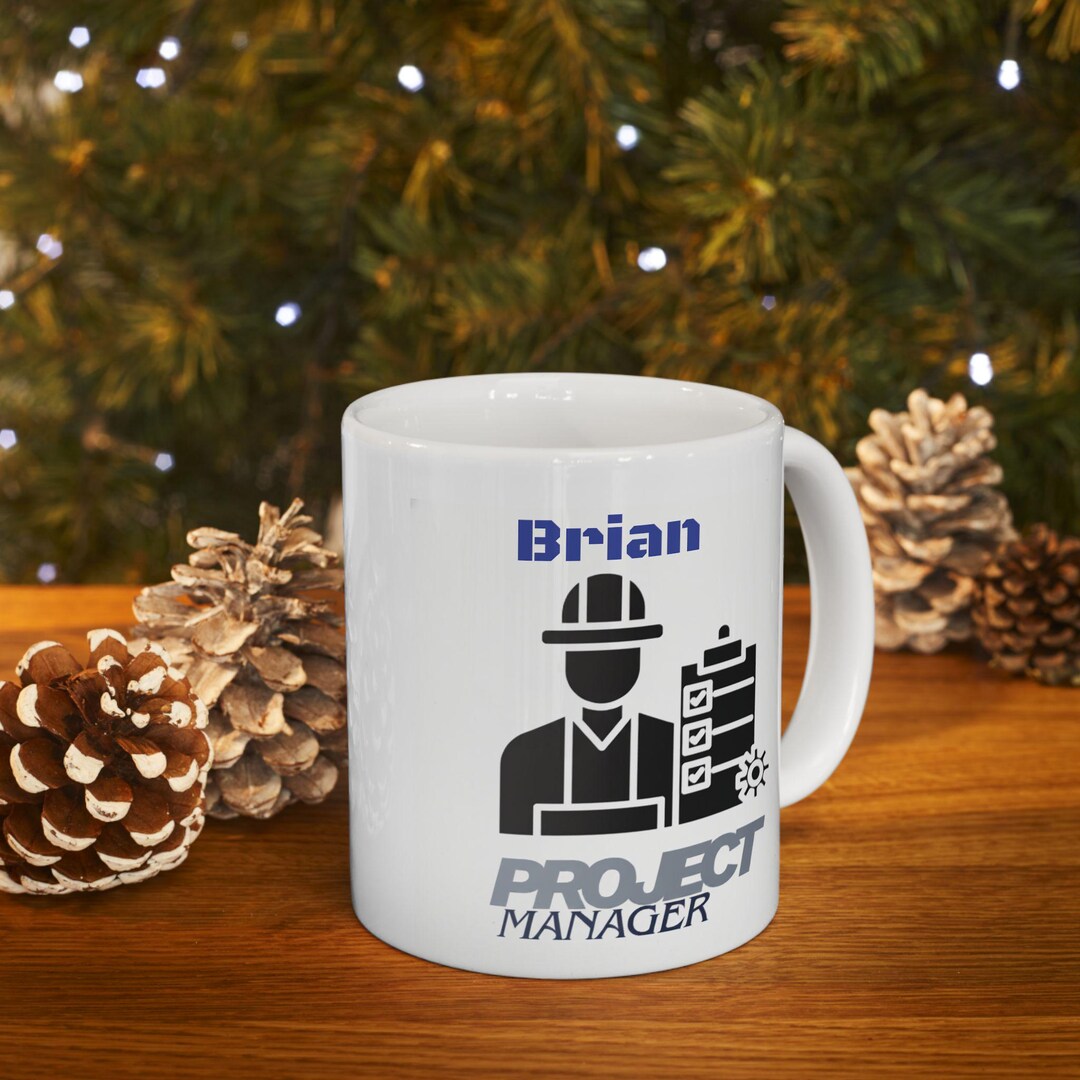 Personalized Construction Project Manager Mug, Custom Name Gift - Etsy