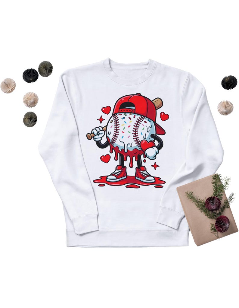 Drip Baseball Valentine PNG | Sports Design (digital Download for T ...