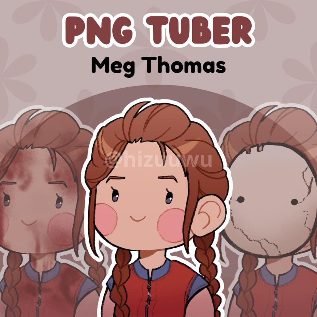 Animated Chibi Meg Thomas PNG Tuber With ASSETS | Streaming Avatar ...
