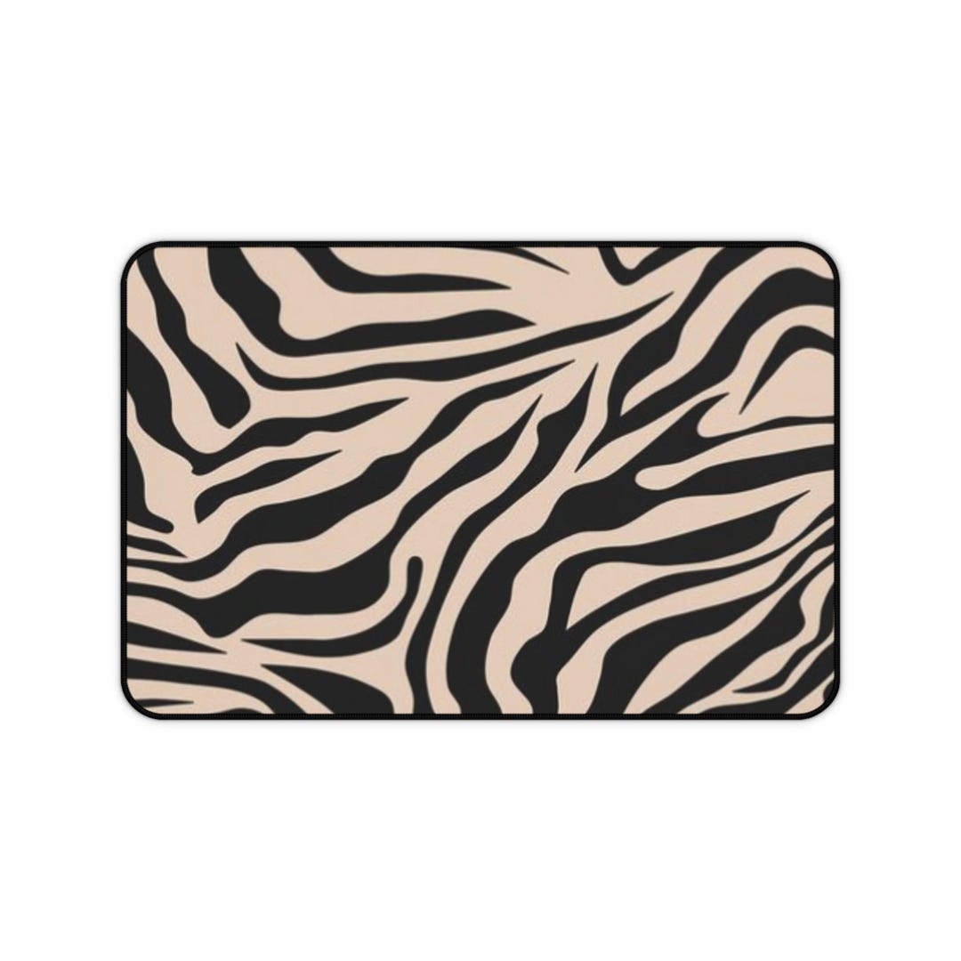 Stylish Zebra Print Desk Mat | Home Office Decor, Gamer Accessories ...