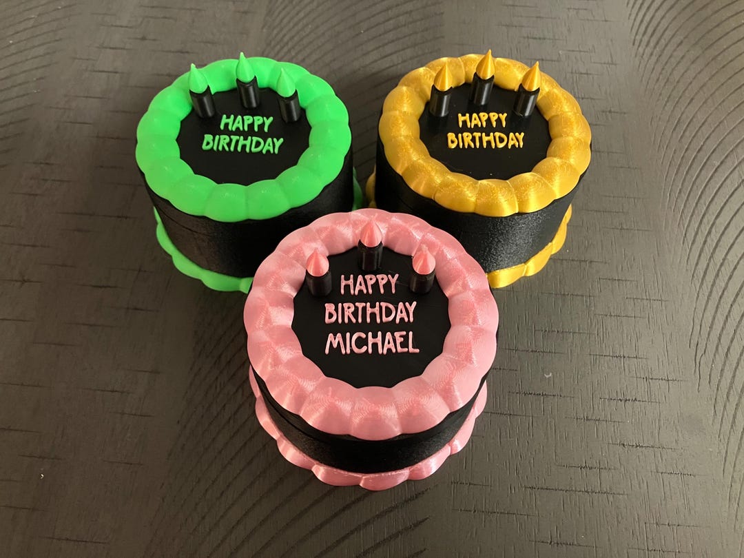 Personalized Gothic Birthday Cake Gift Box, Keepsake Box - Etsy