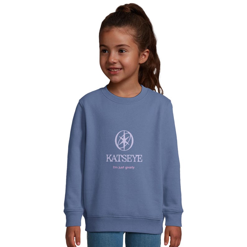 Katseye I'm Just Gnarly Kids Unofficial Sweatshirt - Fun & Eco-friendly ...