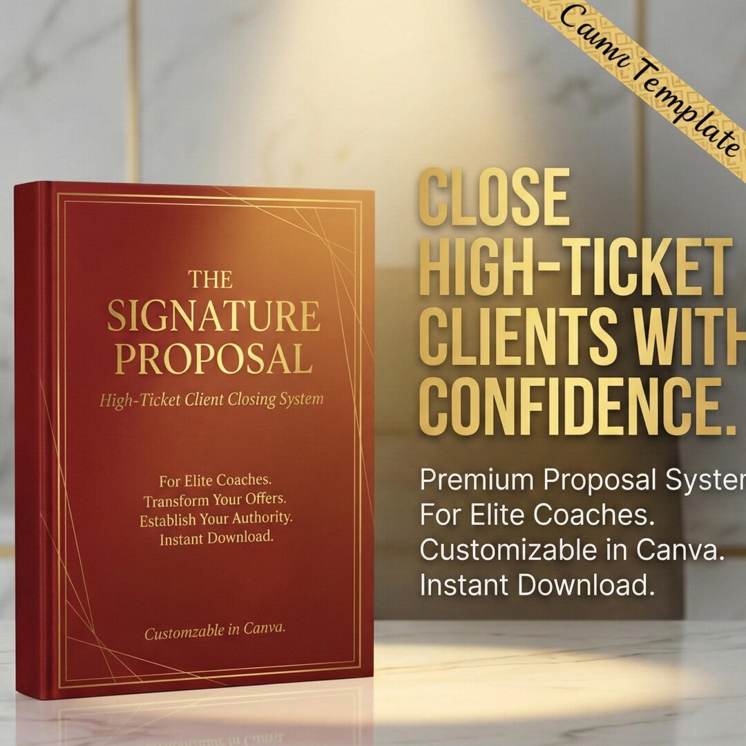 The Signature Proposal | High-ticket Closing System | Elite Coach Asset ...