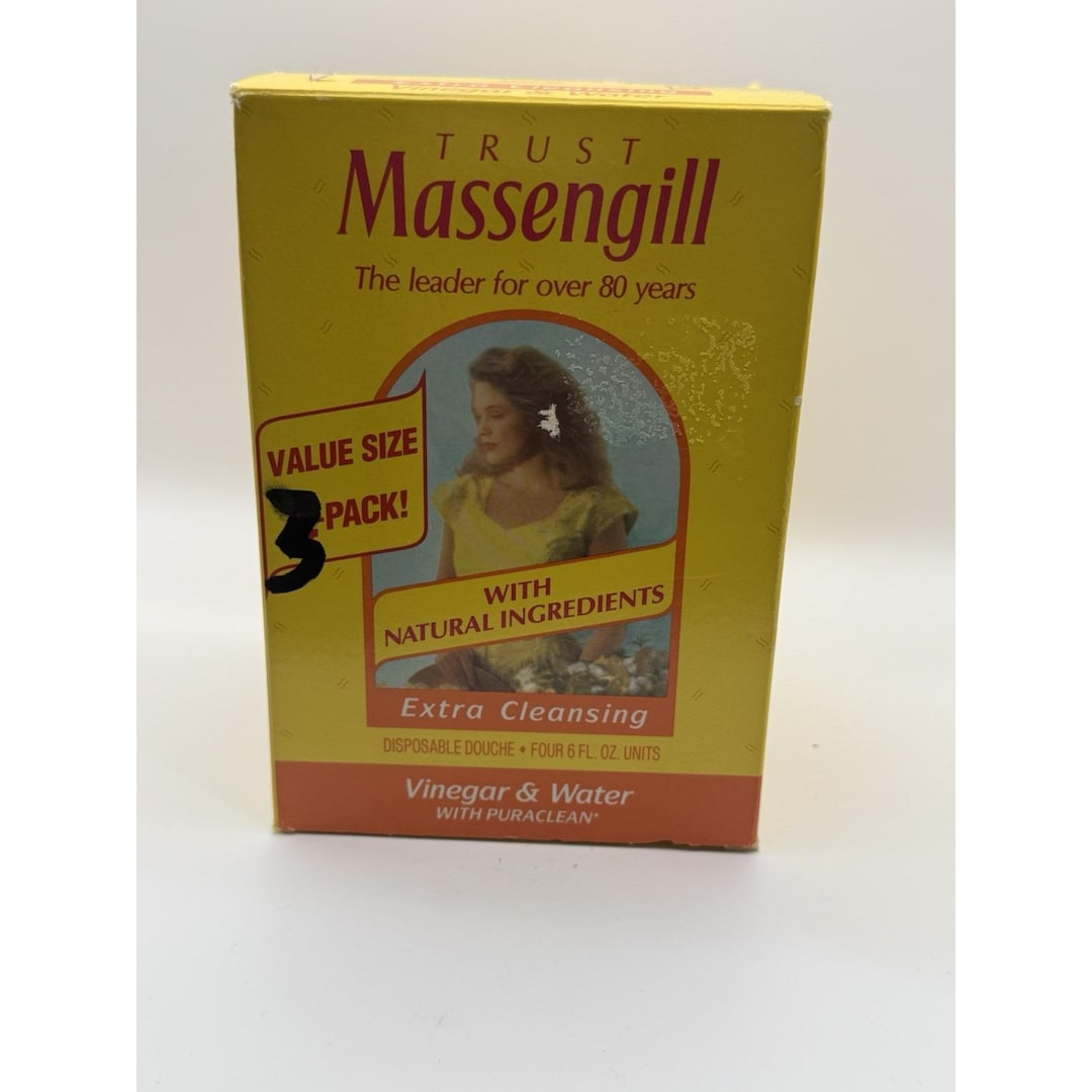 Massengill 3 Pack Douche Extra Cleansing Vinegar & Water Disposable New ...