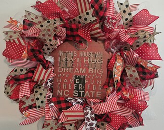 Personalized NC State University Garden Flag Collegiate NCSU North ...