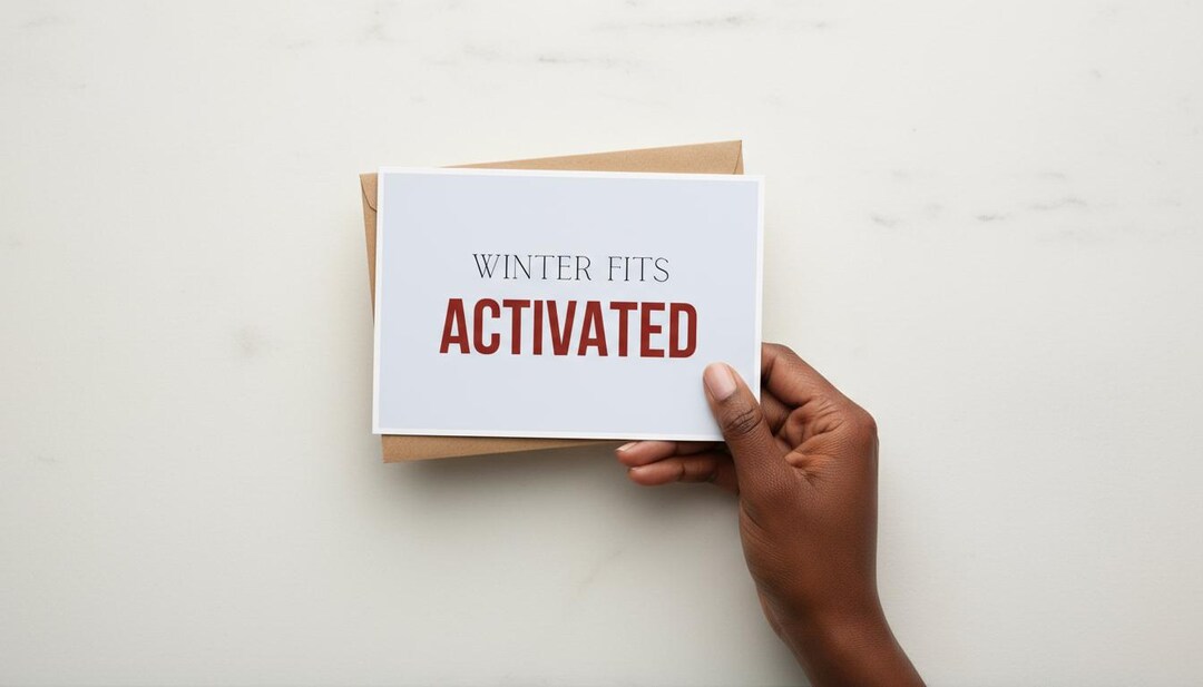 Winter Fits Activated Christmas Card Digital Download | Funny Holiday ...