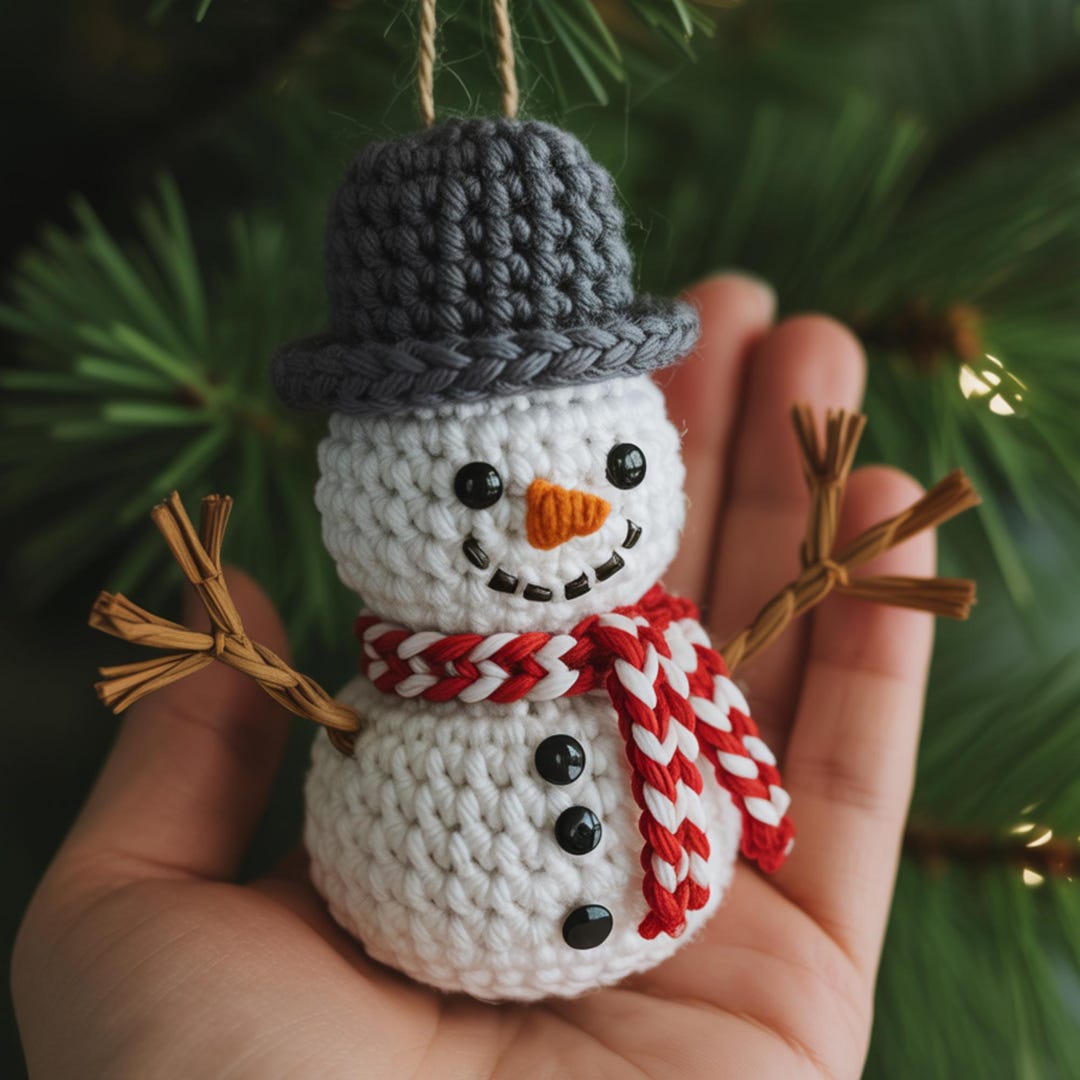 Crochet Snowman Pattern PDF | Easy Amigurumi Tutorial | Beginner ...