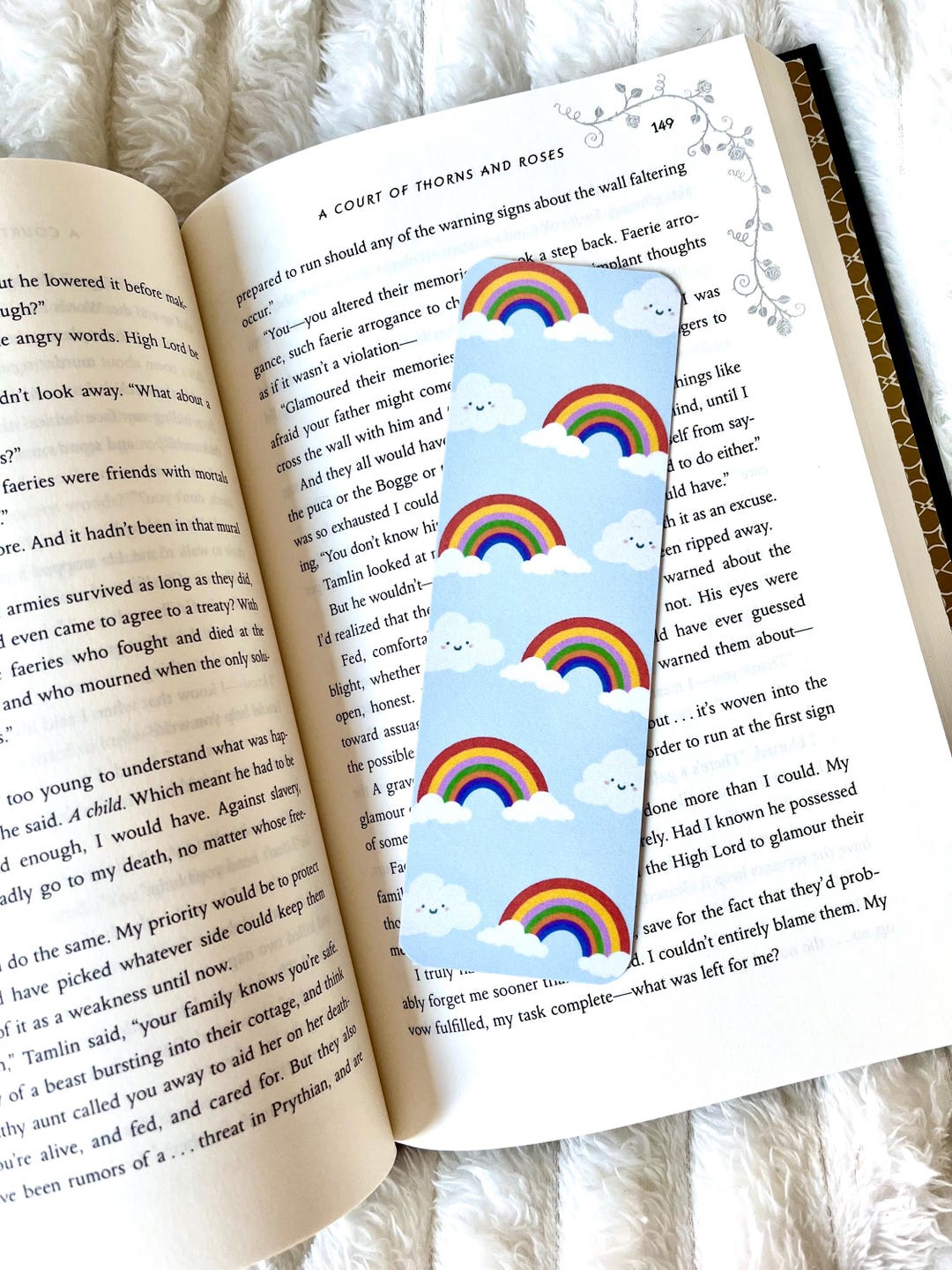 Rainbow Bookmark | Sky Bookmark | Clouds Bookmark | Rainbows and Clouds ...