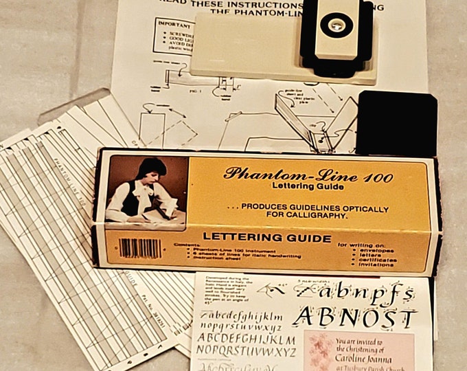 PHANTOM-LINE 100 LETTERING Guide for Calligraphy, Stand for Reflective ...