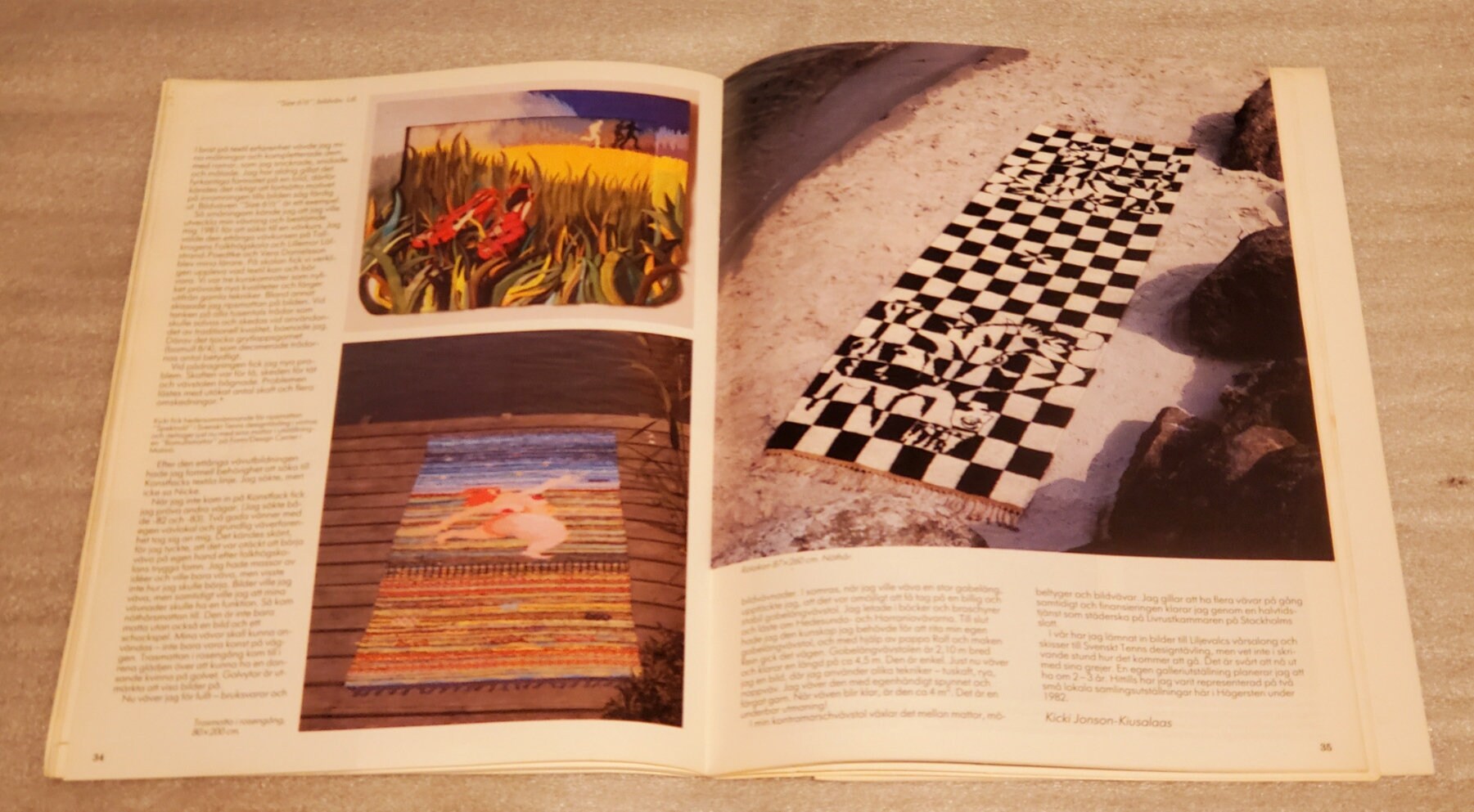 VAV MAGASINET, Scandinavian Weaving Magazine 1984,2, English Supplement ...