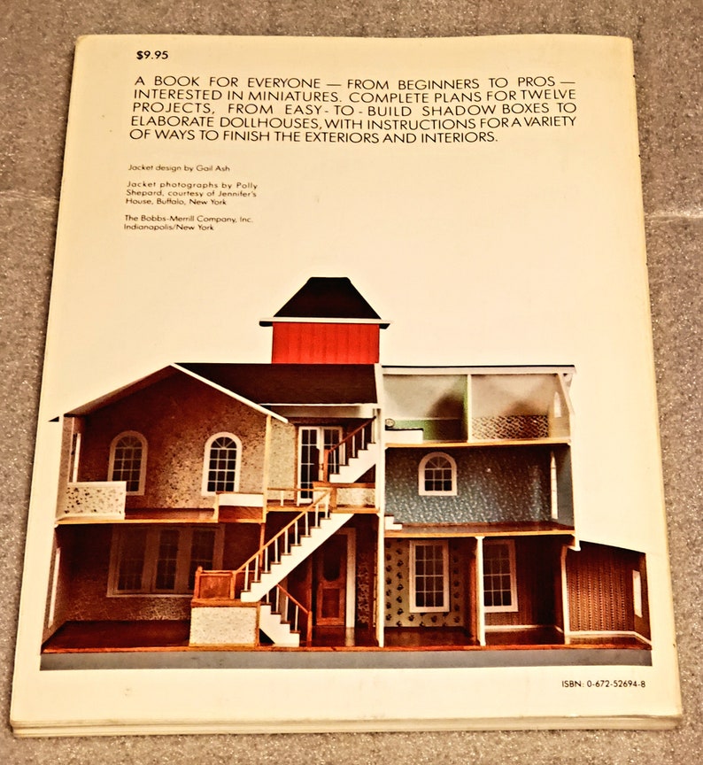 The Complete Dollhouse Building Book: Plans and Step-by-step Directions ...