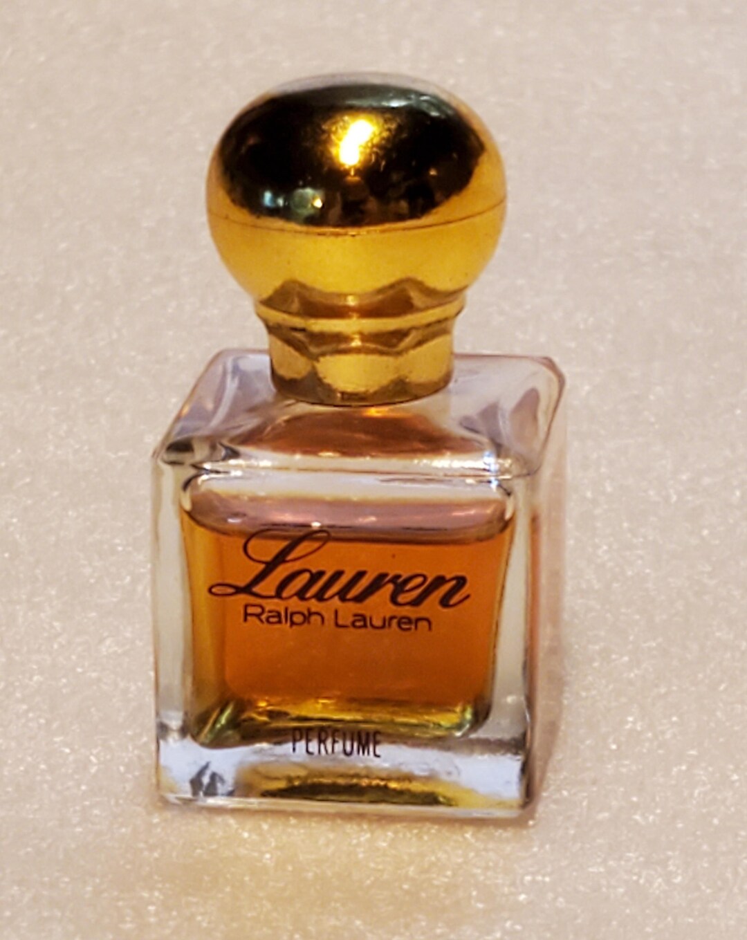 Ralph Lauren LAUREN PERFUME .25 Oz, 1/4 Oz, 7 Ml, 98% Full MINIATURE ...