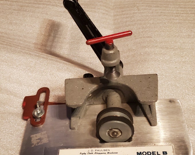 Vintage Rigby Cloth Stripping Machine Model B Fabric Cutter Tool, Rubber Driver & Cutter - Etsy