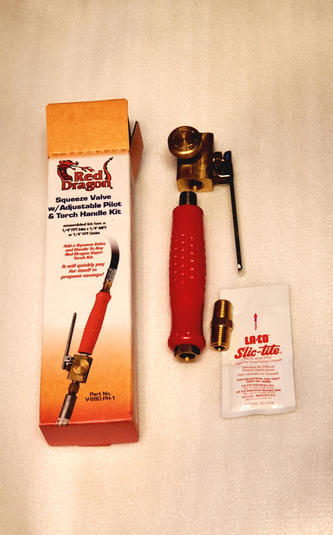 Red Dragon Squeeze Valve With Adjustable Pilot and Torch Handle Kit for ...