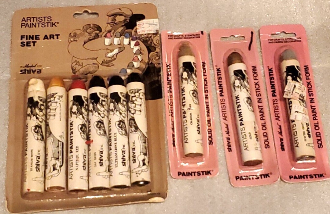 9 Vintage Markal Shiva Solid Oil Paintstiks, All Different Colors ...