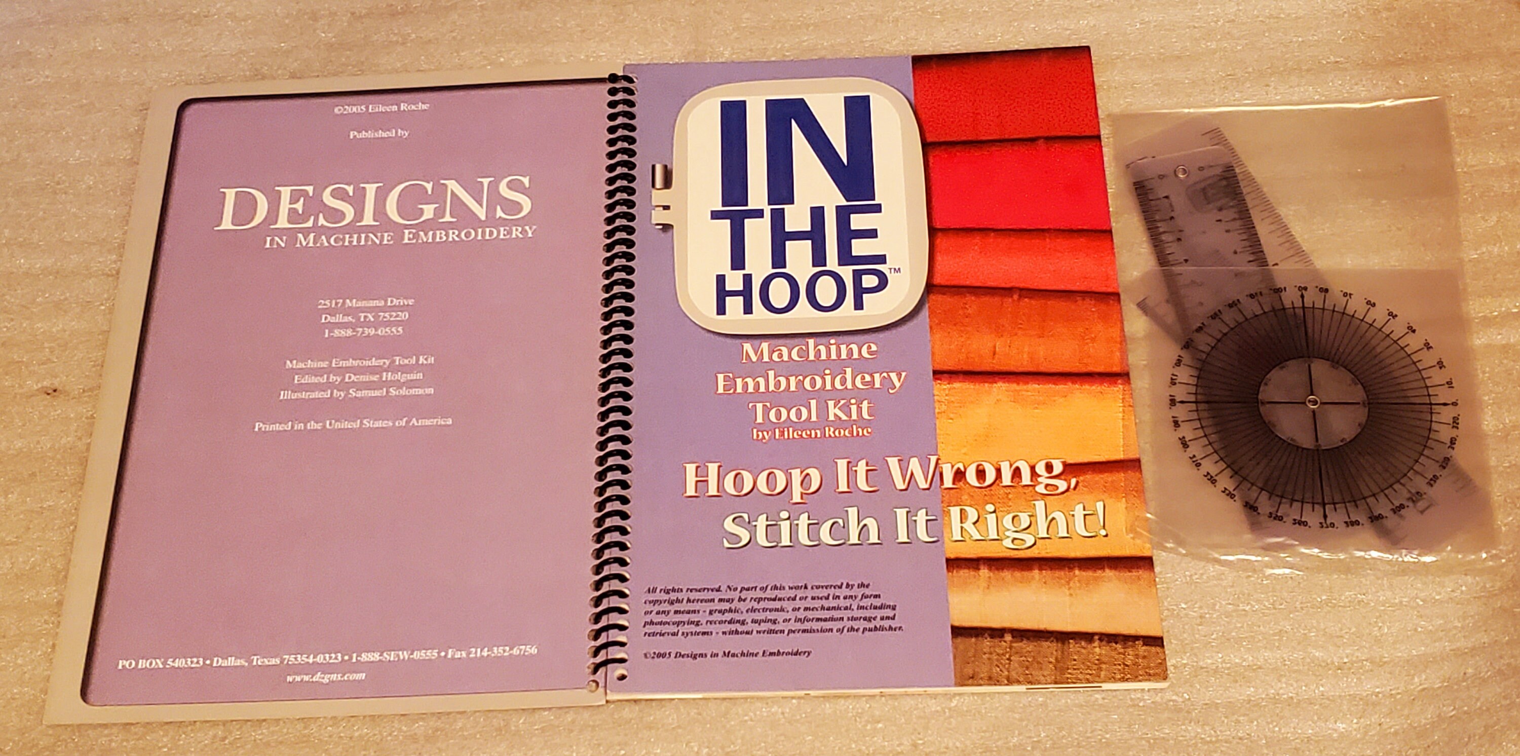 Designs in Machine Embroidery, Hoop It Wrong, Stitch It Right, Eileen ...