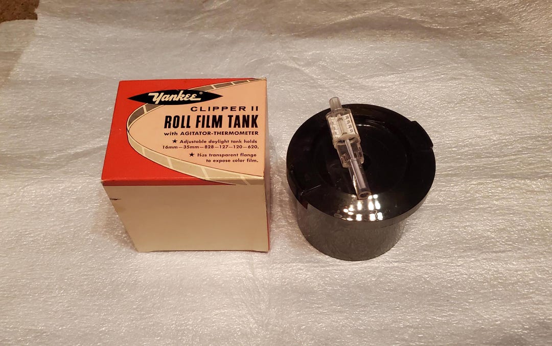 Yankee Clipper 11 ROLL FILM TANK, Agitator Thermometer,adjustable ...