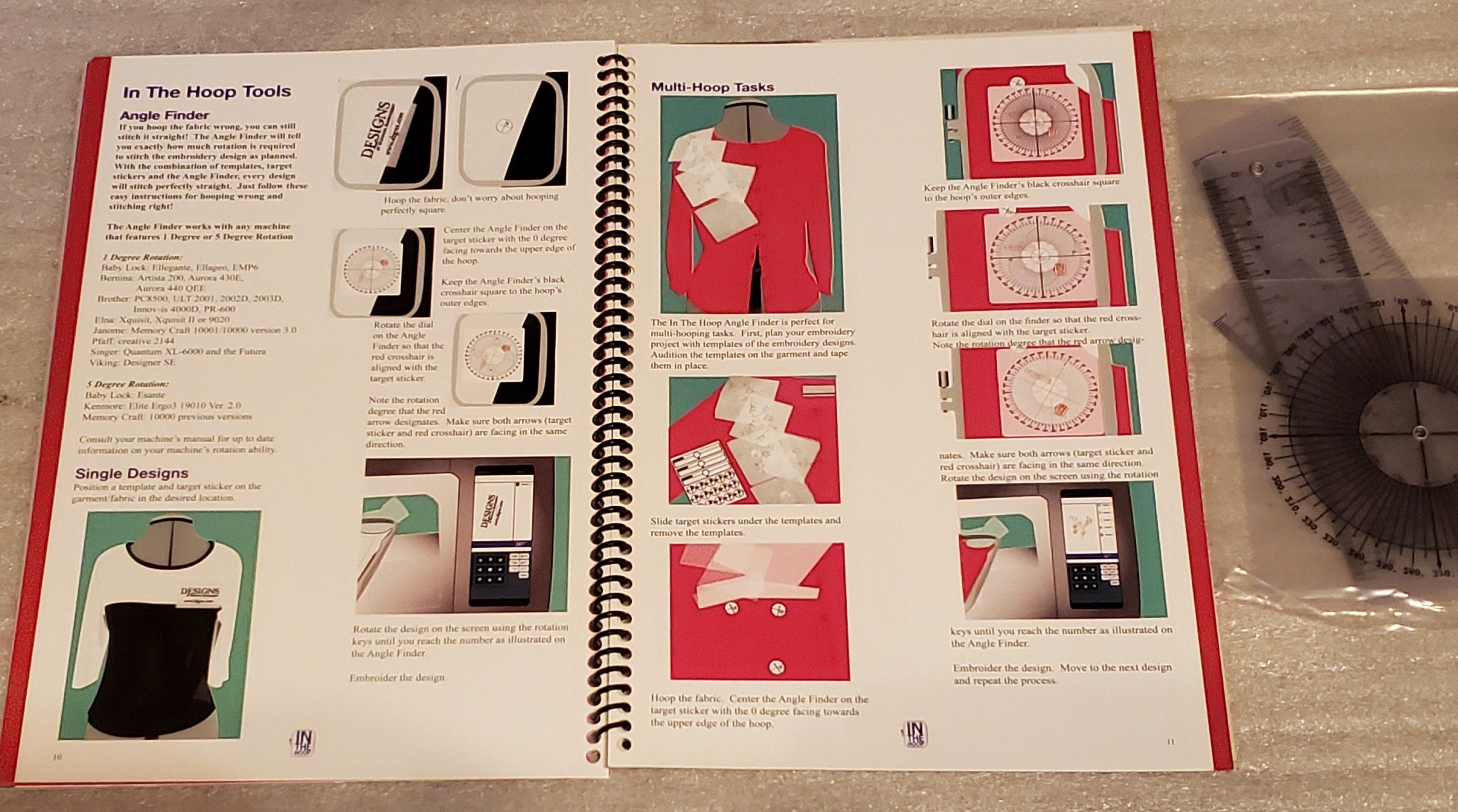 Designs in Machine Embroidery, Hoop It Wrong, Stitch It Right, Eileen ...