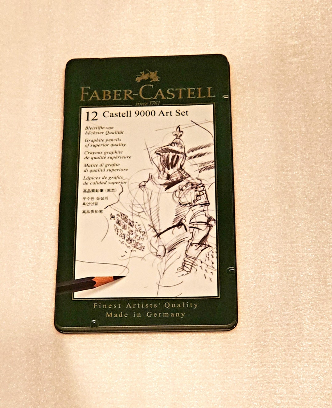 Faber-castell 9000 Art Set of 12 GRAPHITE PENCILS, Made in Germany, New ...