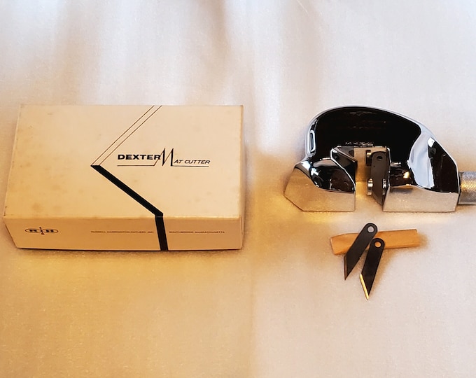 DEXTER MAT CUTTER in Original Box, Cut Straight or Beveled Edges for ...