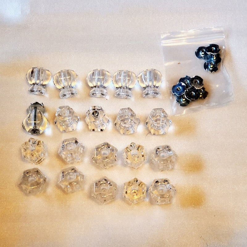 Glass Drawer Pulls - Etsy