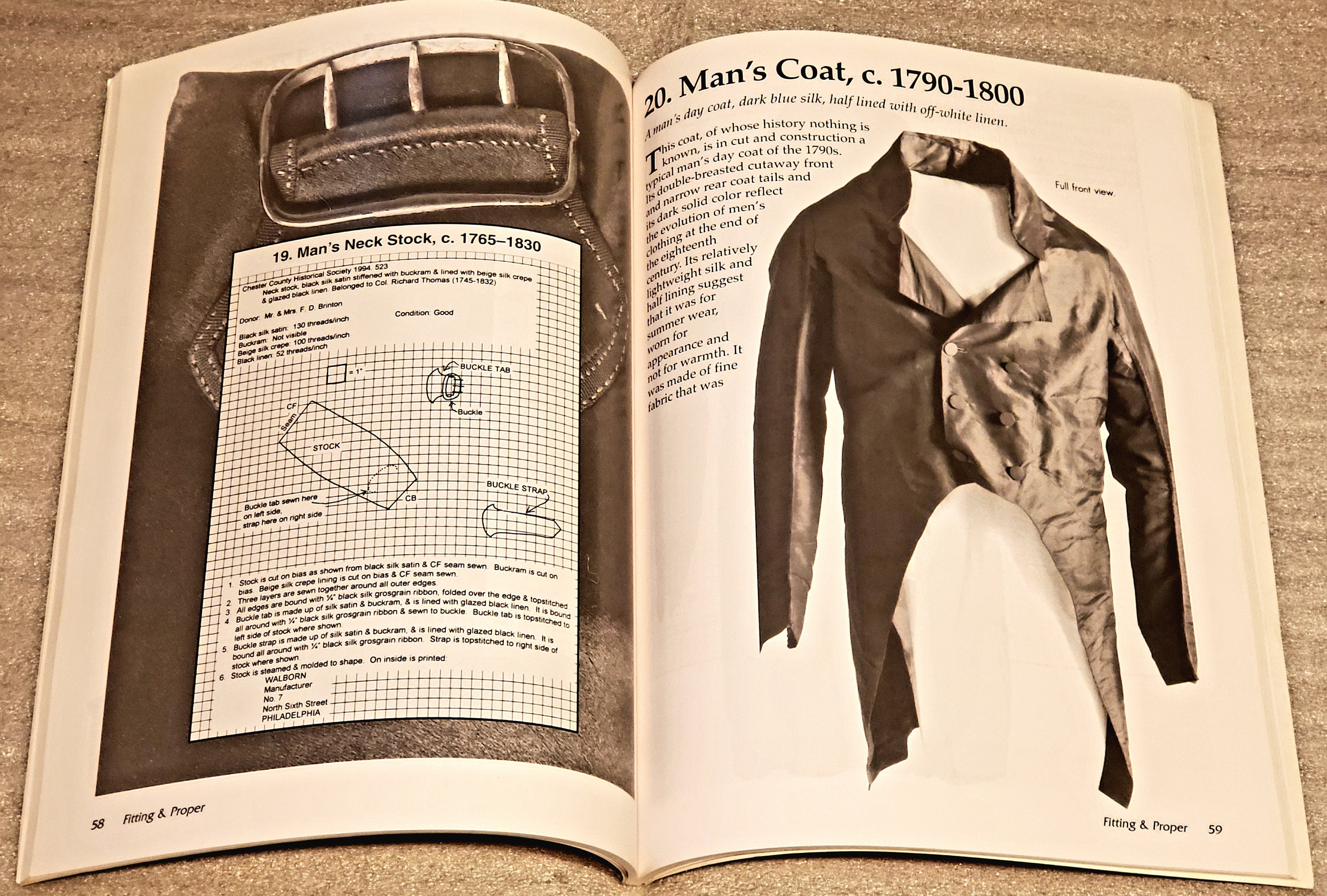 FITTING & PROPER by Sharon Ann Burnston,18th Century Clothing From the ...