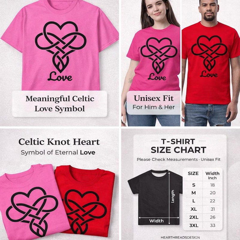 Infinity Heart T Shirts - Etsy UK