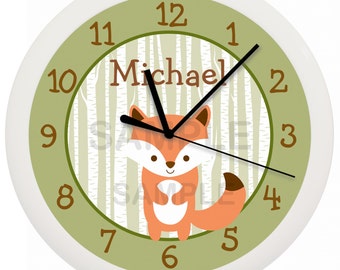 Woodland Clock - Etsy