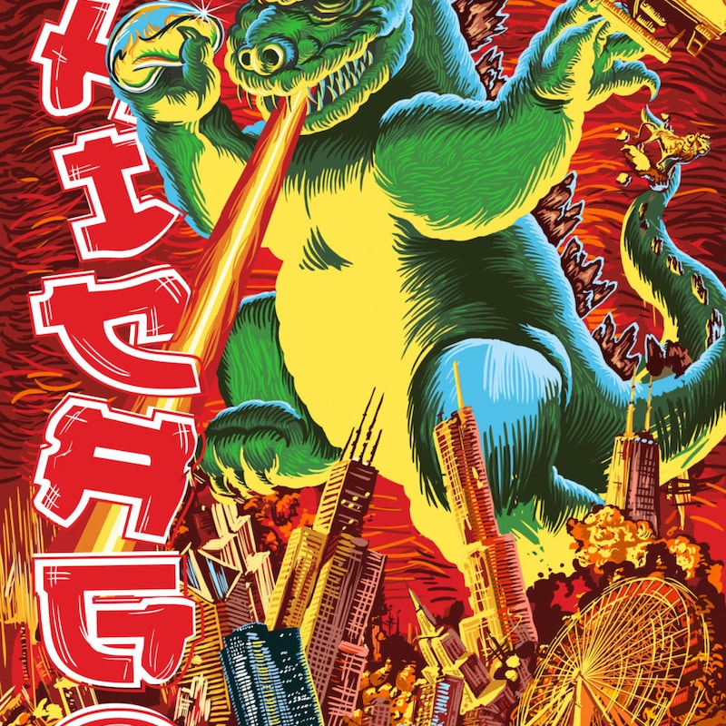 Trump as Godzilla - Etsy