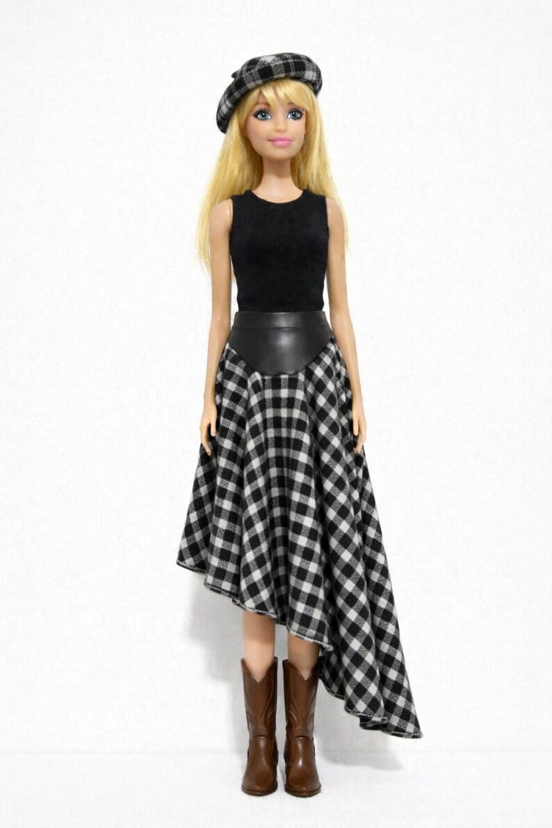 Barbie Doll Outfit Sewing Pattern–miniature Fashion Pdf–printable Doll ...