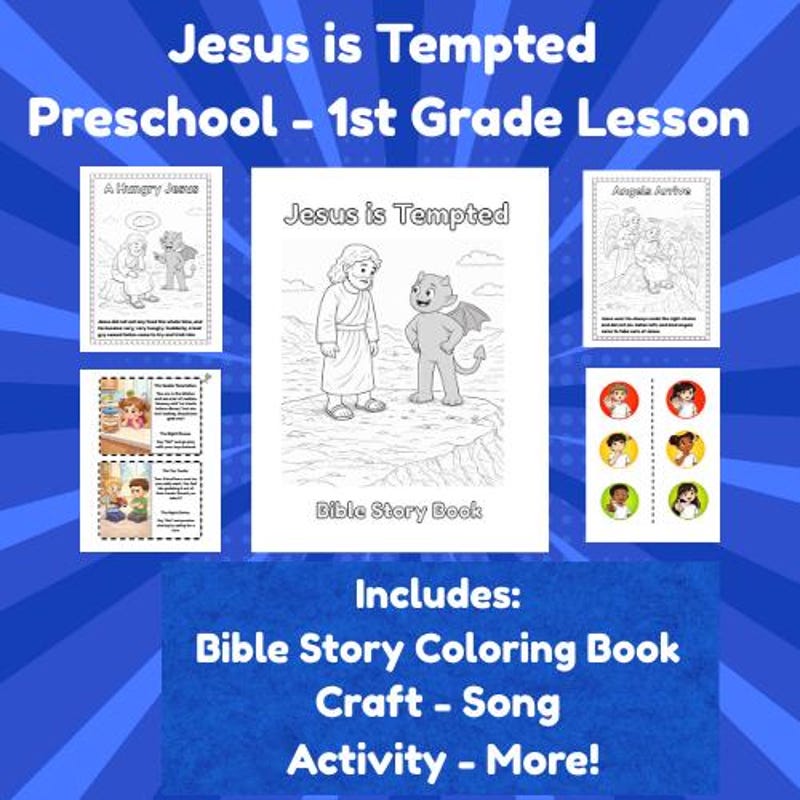 Jesus is Tempted Crafts - Etsy