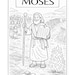 The Life of Moses Bible Coloring Pages, Sunday School Activity (15 ...