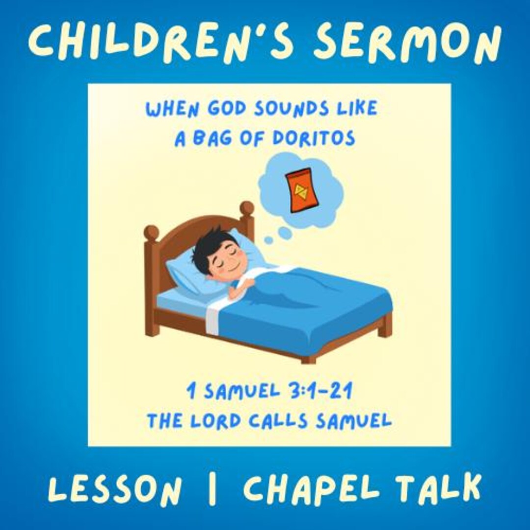 Children's Sermon: the Lord Calls Samuel | Bible Lesson, Chapel Talk - Etsy