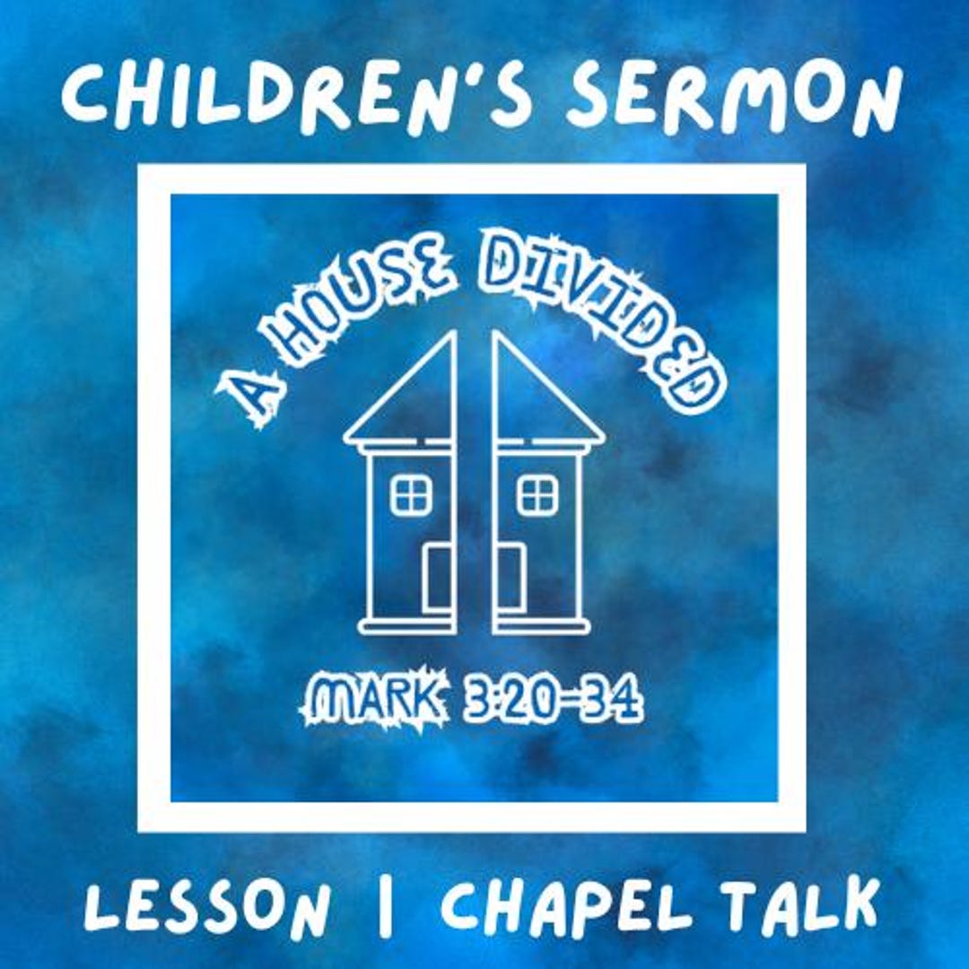Jesus Accused by His Family (mark 3:20-34) Children's Bible Lesson ...